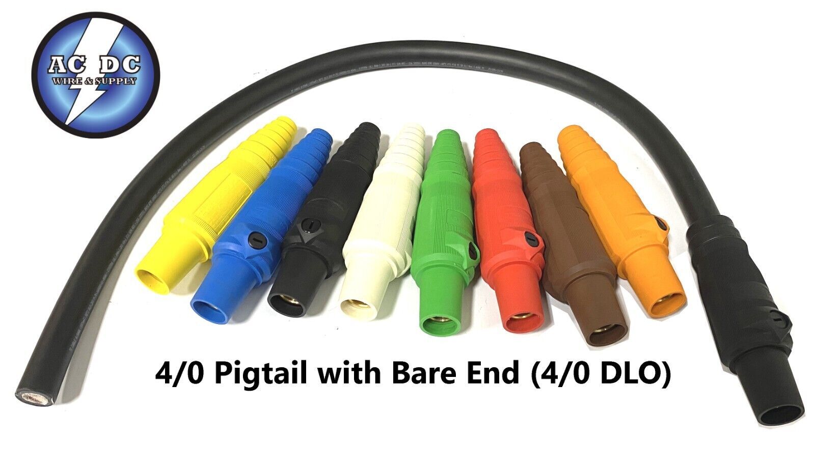 4/0 Pigtail with Bare End (DLO 4/0) GENERATOR CABLES – AC/DC WIRE AND ...