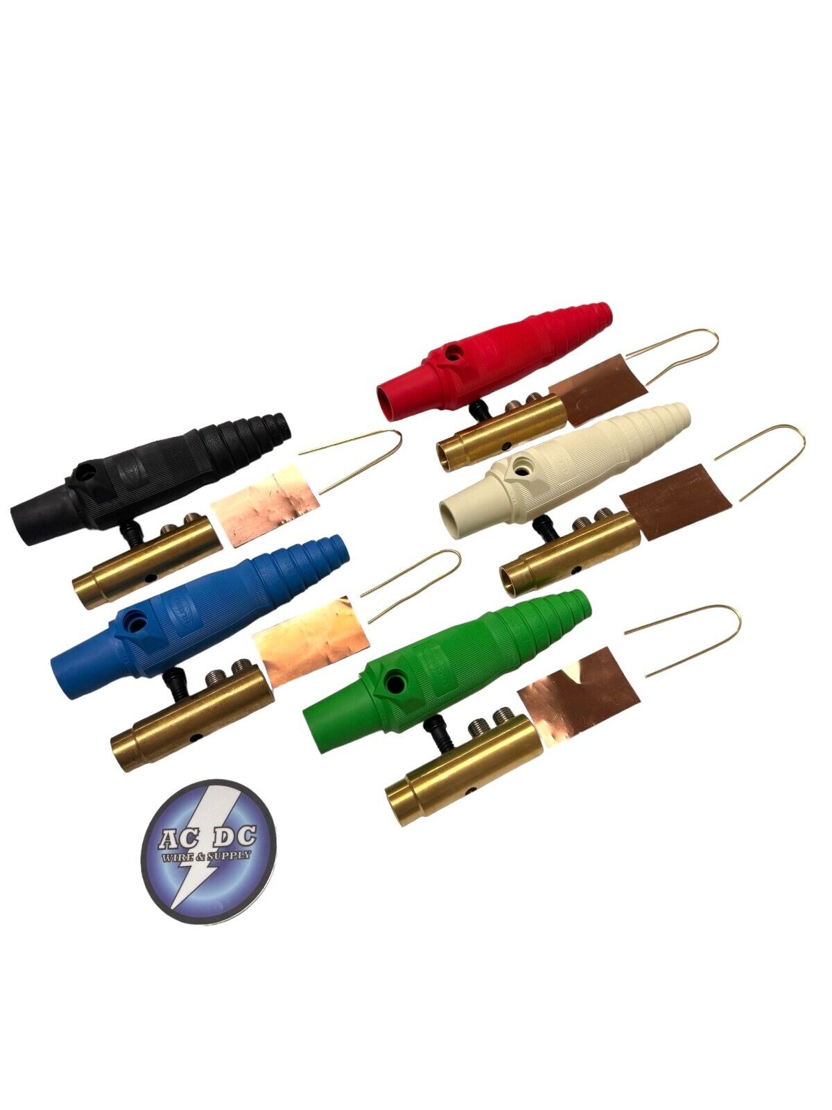 Hubbell HBL400 Cam-Lock Wire Set 2/0 - 4/0 Female Camlok Connector kit ...