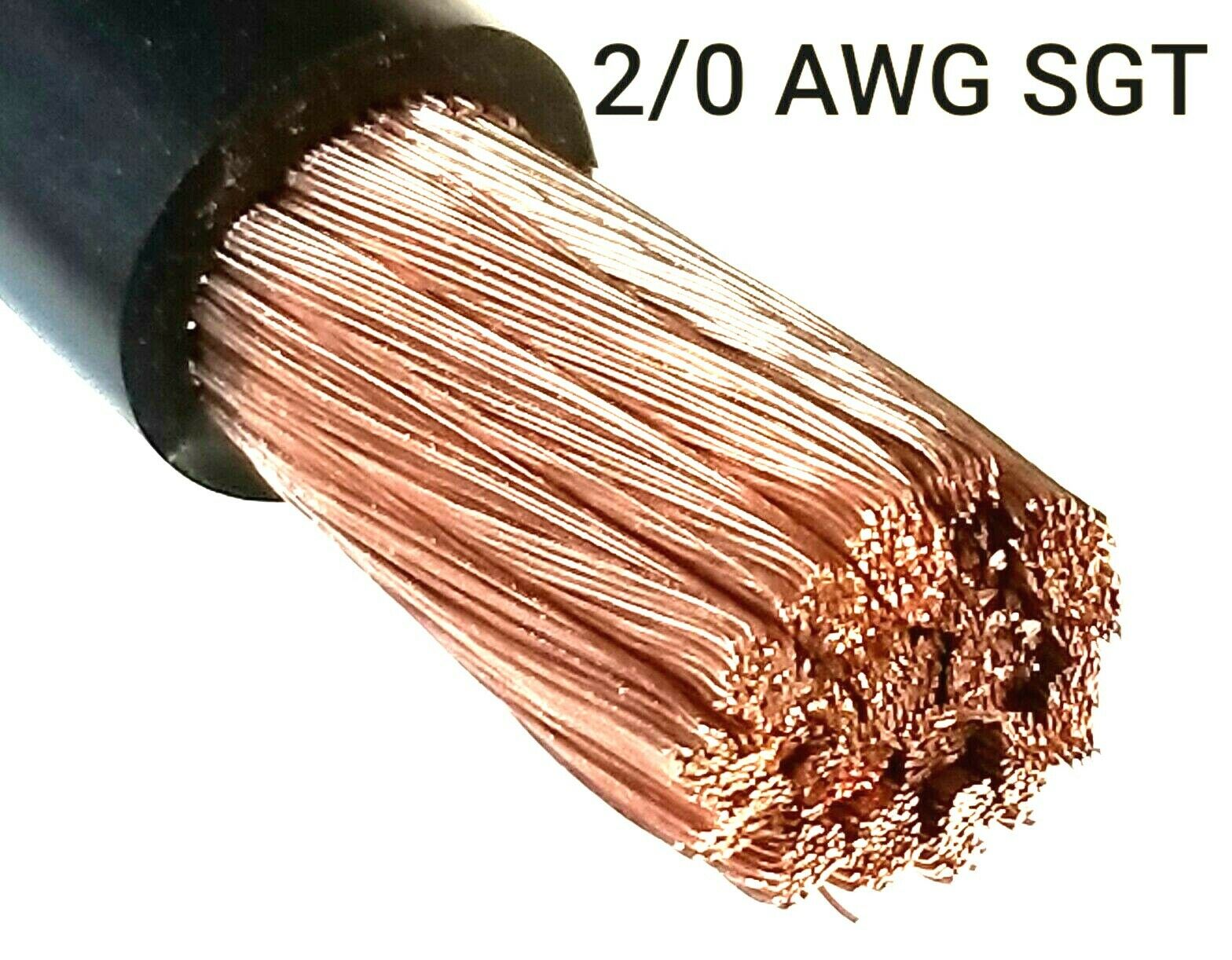 2/0 Gauge Battery Cable Black SAE J1127 SGT Automotive Power Wire SOLD ...