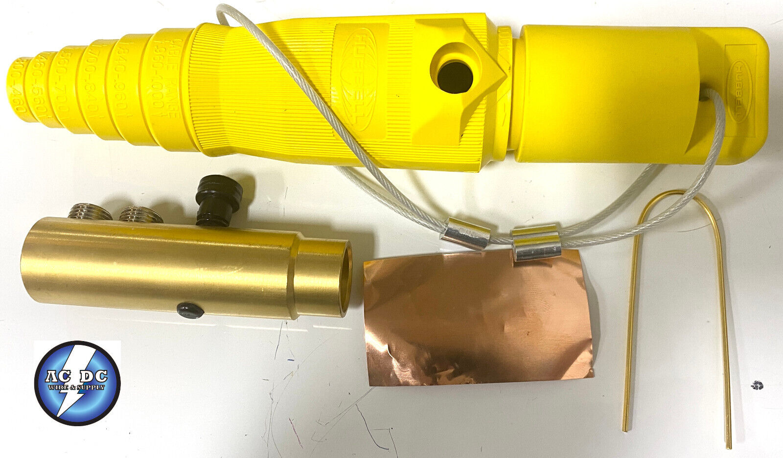 Hubbell HBL300FY FEMALE CAM LOCK W/ Protective Cap for 300A Single Pol ...
