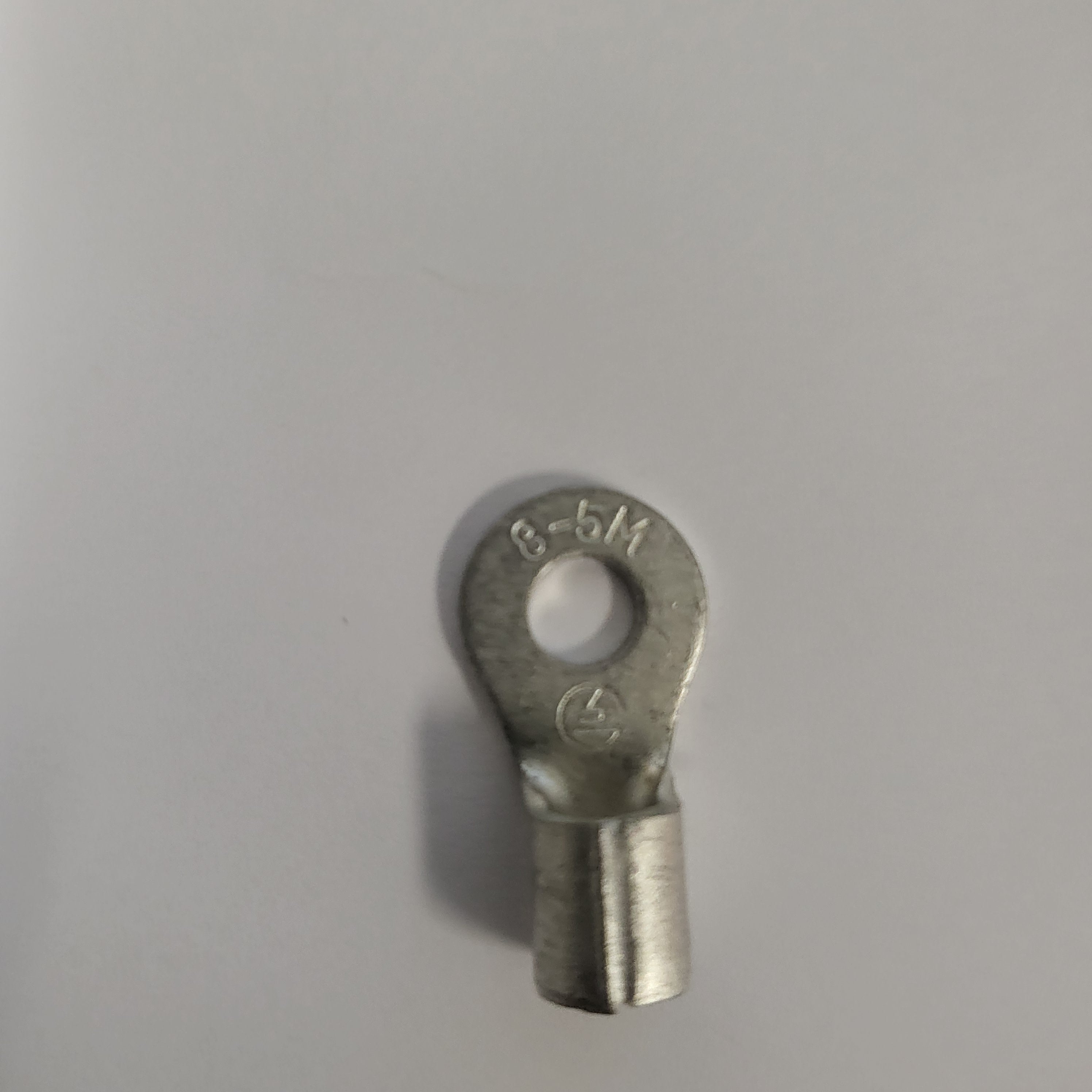 (15) Non-Insulated 8 Gauge #10 Ring Terminal Uninsulated Wire Connecto ...