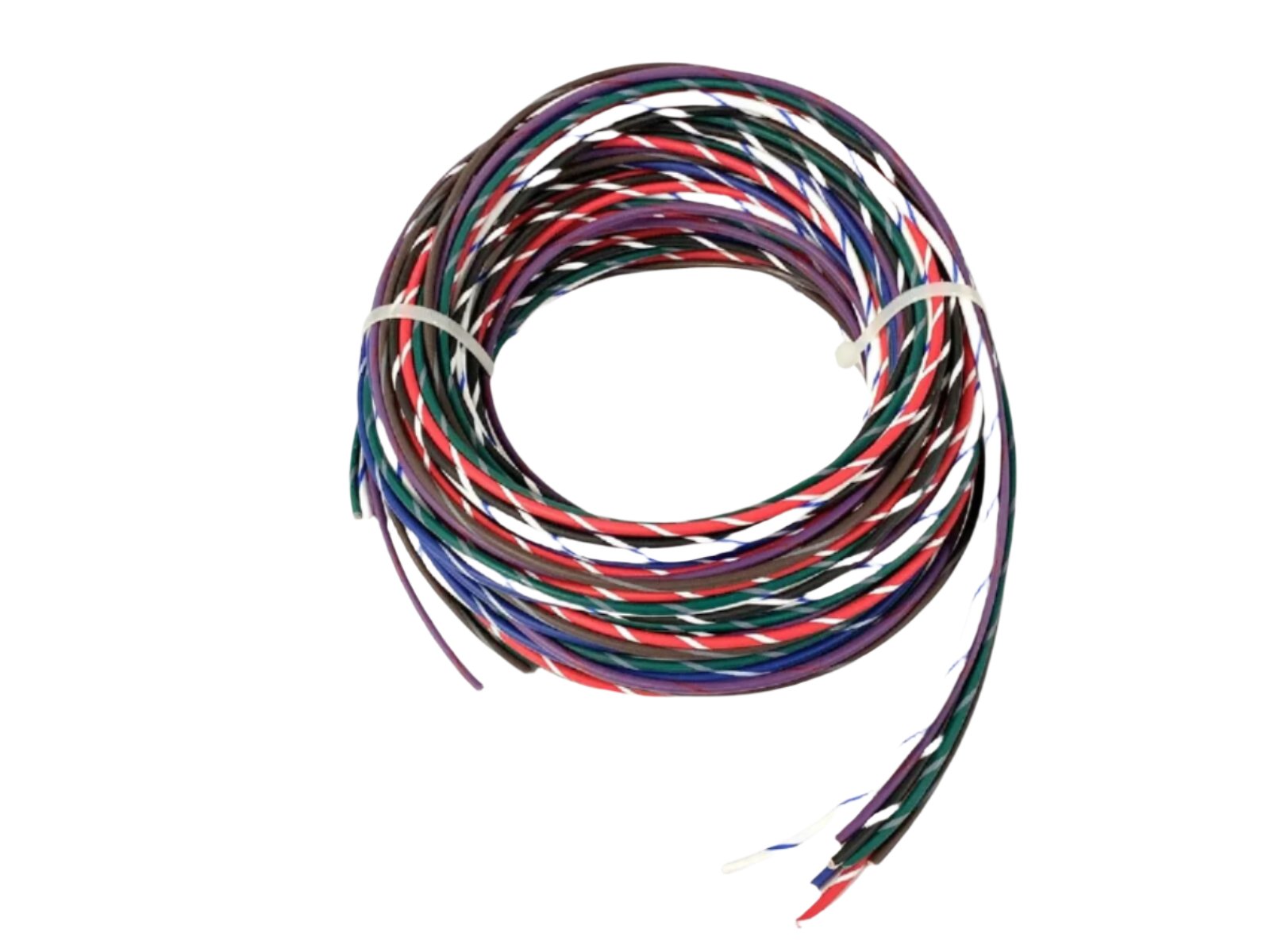 AUTOMOTIVE WIRE - 12 GAUGE GA HIGH TEMP GXL WIRE 7 STRIPED COLORS - 25 ...