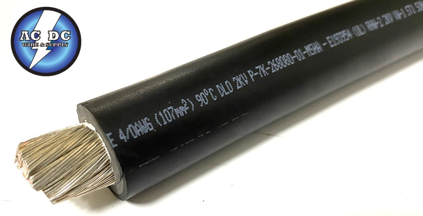 4/0 Pigtail with Bare End (DLO 4/0) GENERATOR CABLES – AC/DC WIRE AND ...
