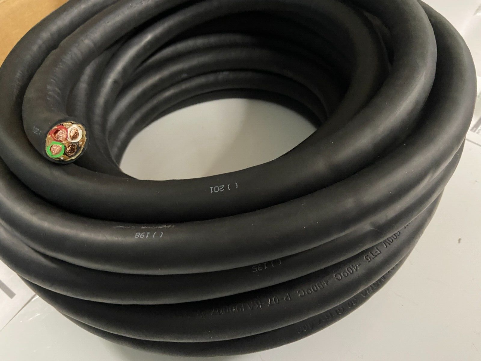 49' FT 6/4 SOOW High Flexible Portable Power Cable Jacket Black 600V U ...