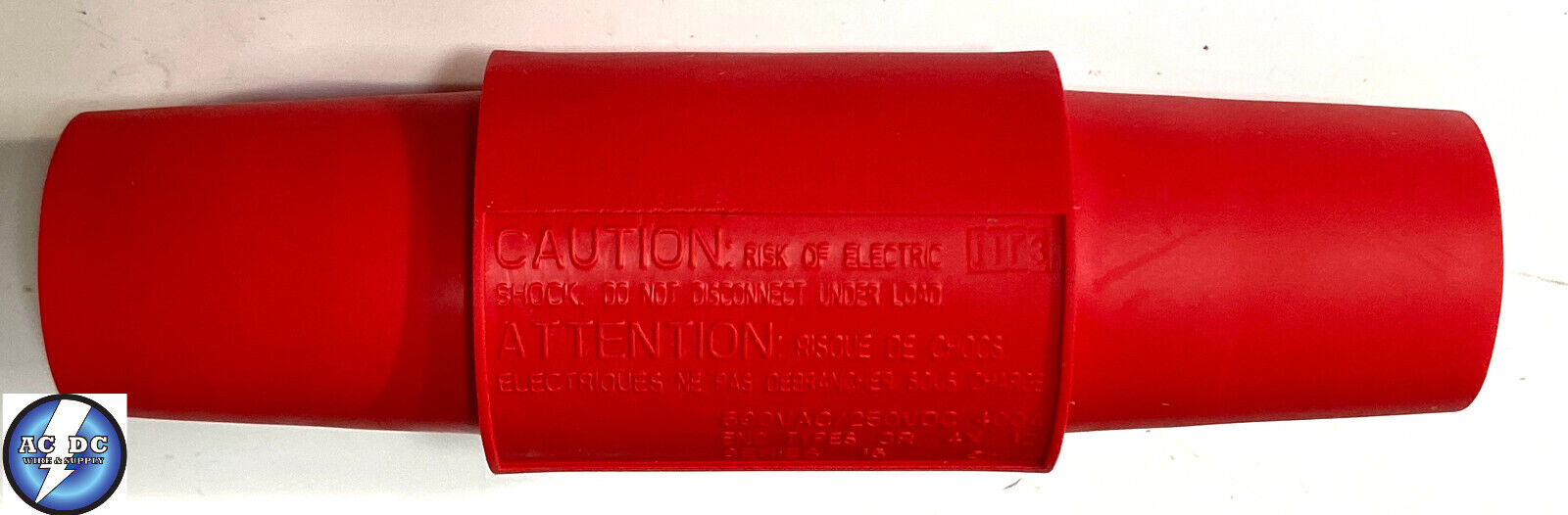 HUBBELL HBLDFR Double Connector,RED,Female-Female,Taper 300/400amp New ...