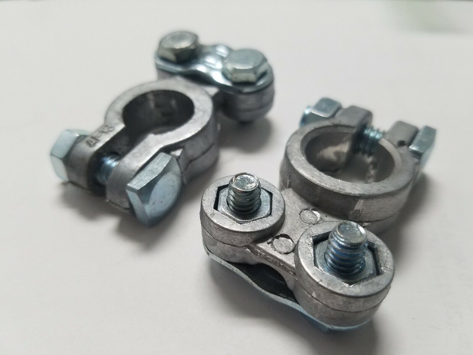 2 pcs TOP Post Auto Truck Battery Terminals for 6 to 1 Gauges wire cla ...