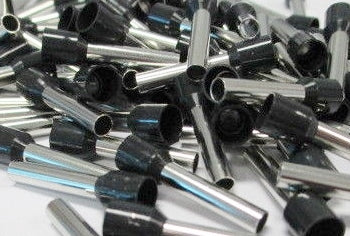 10 awg Single Insulated Wire Ferrules Black E6012 – AC/DC WIRE AND SUPPLY