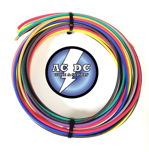 AUTOMOTIVE PRIMARY WIRE 10 GAUGE AWG HIGH TEMP GXL 10 COLORS 25 FT EA ...
