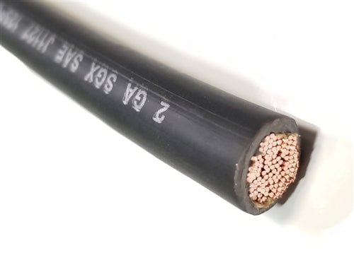 SGX 2 AWG BLACK Automotive battery cable – AC/DC WIRE AND SUPPLY