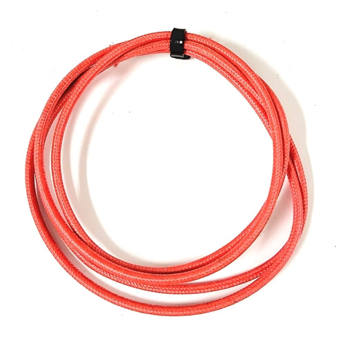 SRML RED 18 AWG FIBER GLASS BRAID APPLIANCE HI TEMP WIRE MOTOR LEAD ...
