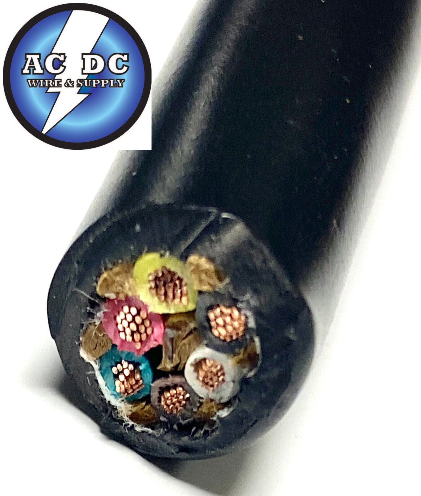 14 Gauge 6 Way Conductor Wire RV Trailer COPPER Cable Camper Harness P ...