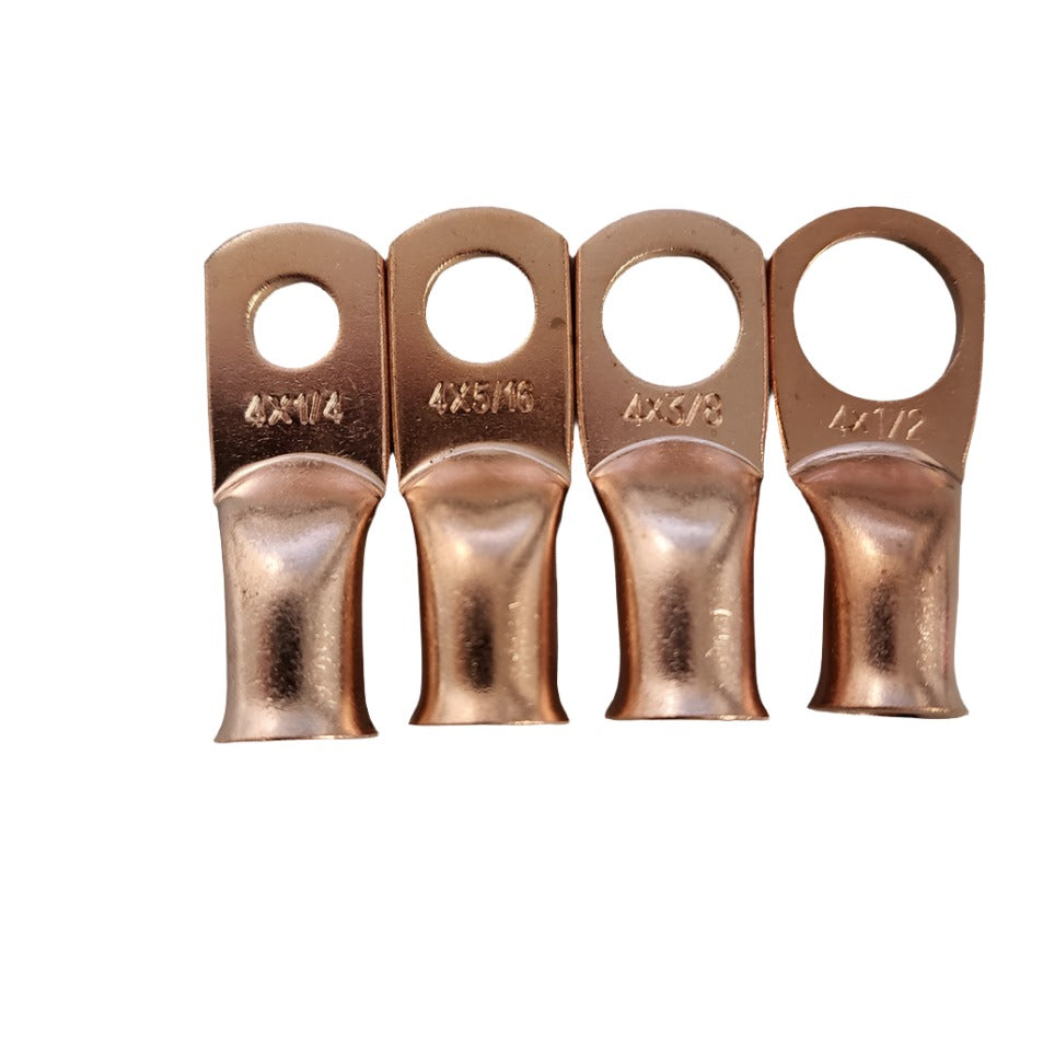 4 GAUGE BARE COPPER LUGS – AC/DC WIRE AND SUPPLY