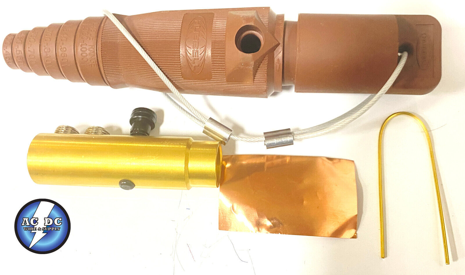 Hubbell HBL300FBN FEMALE CAM LOCK W/ Protective Cap for 300A Single Po ...