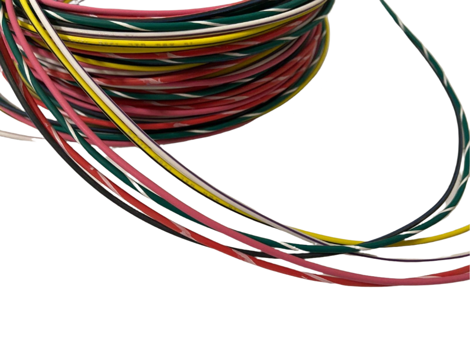 16 AWG GXL HIGH TEMP AUTOMOTIVE POWER WIRE 6 STRIPE COLORS 25 FT EA PA ...