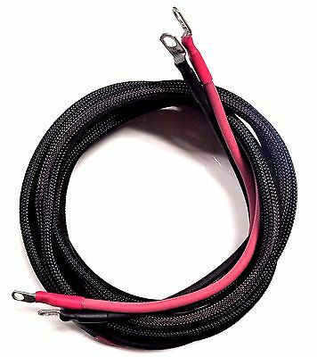 # 6 GAUGE HD 16 FT YAMAHA/MERCURY OUTBOARD BOAT BATTERY CABLES U.S.A M ...